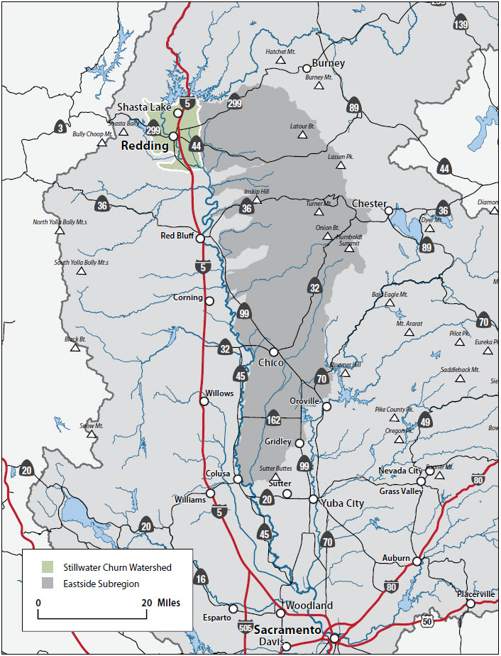 Stillwater-Churn Creek Watershed – Sacramento River Watershed Program