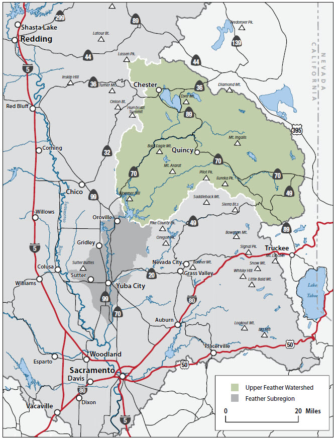 Upper Feather River Watershed – Sacramento River Watershed Program